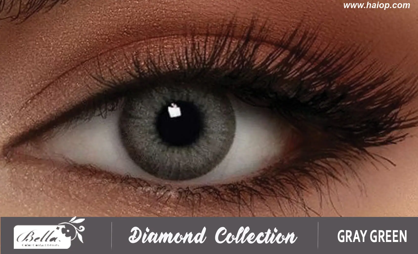 Bella Diamond Gray Green - Best Optical Shops in Karachi | Haiop.com